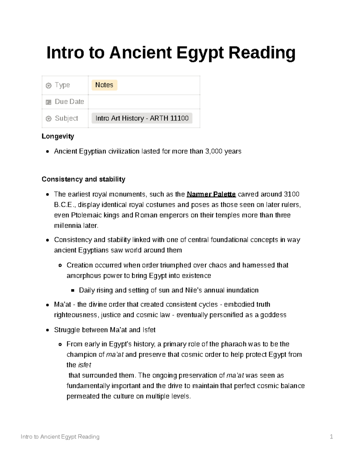 Intro to Ancient Egypt Reading - C., display identical royal costumes ...