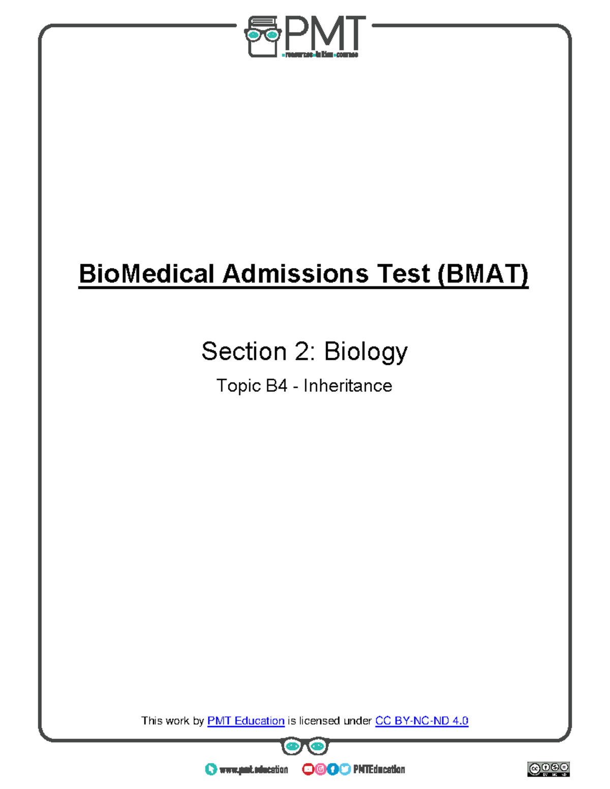 BMAT met antwoorden - bit/pmt-edu-cc bit/pmt-cc BioMedical Admissions ...