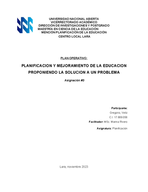 Planificación de la Instrucción - República Bolivariana De Venezuela ...