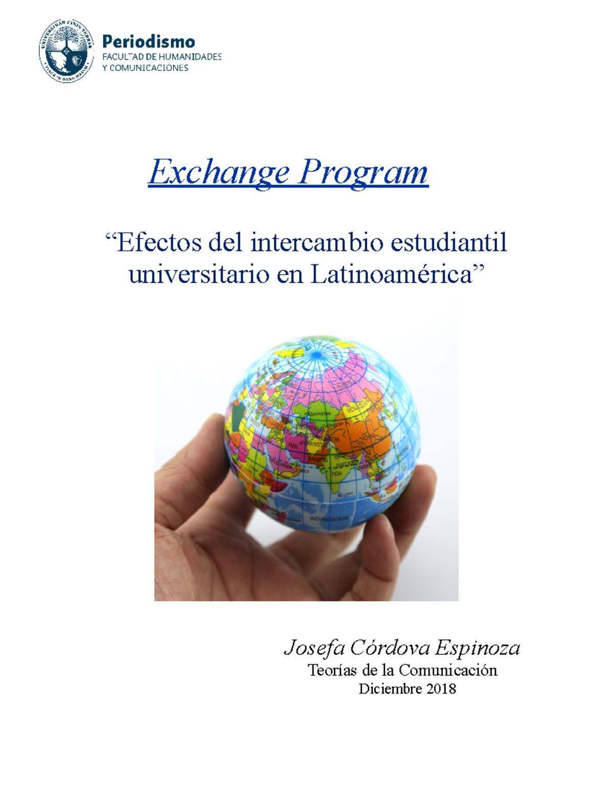 Exchange Program 2 - Nota: 6.0 - Exchange Program del intercambio ...