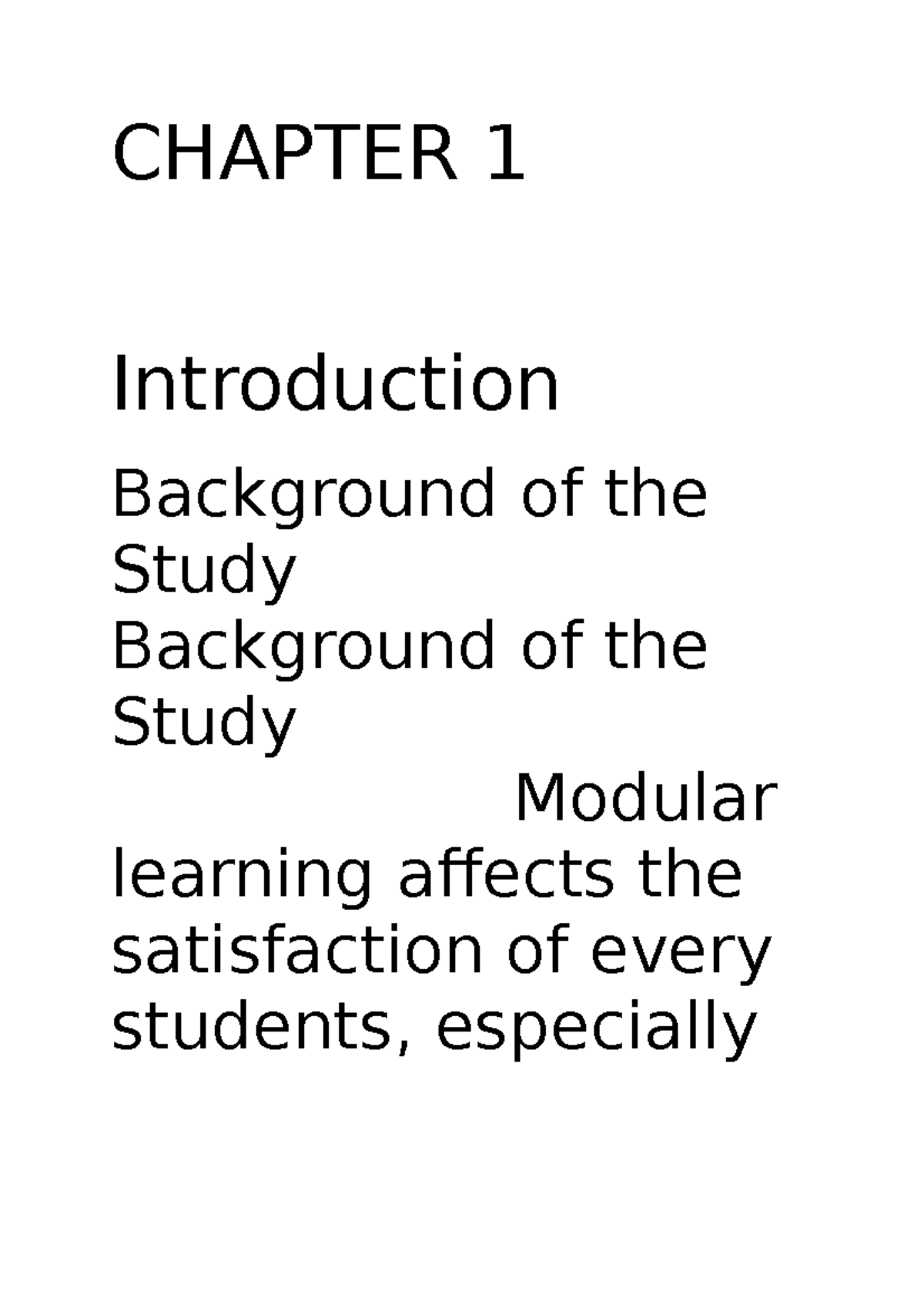 The Level Of Satisfaction Towards Modular Learning Among Senior ...