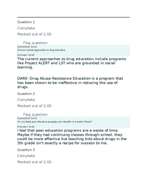 CH5Group - Chapter - Question 1 Correct Mark 1 out of 1. Flag question ...