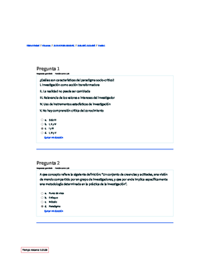 Prueba 1 metodología de la investigación social - 08 Prueba 1: Revisión ...