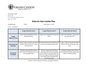 Classroom Management Plan Rough Draft - - Studocu