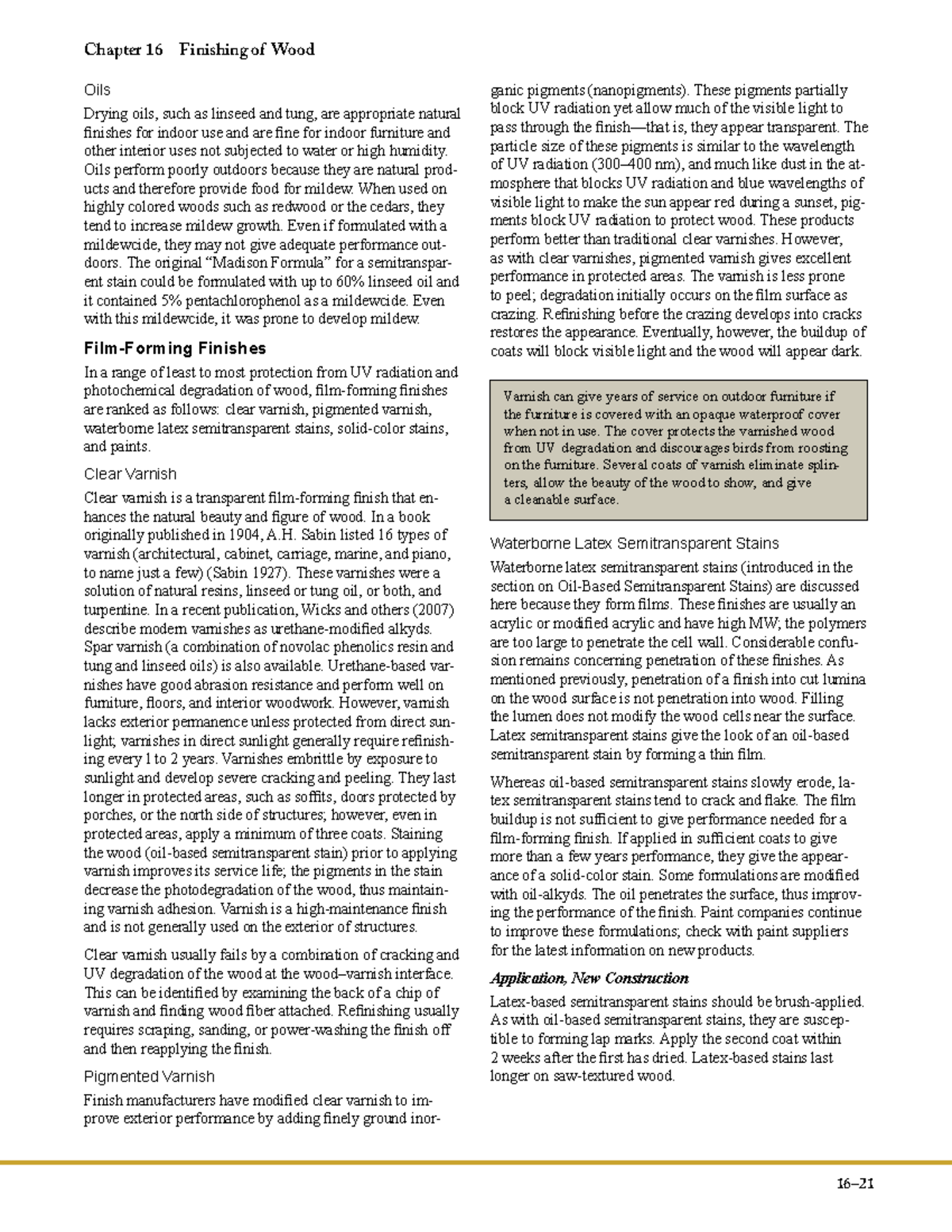 Wood Handbook, Wood as an Engineering Material ( PDFDrive )-76 - Oils ...