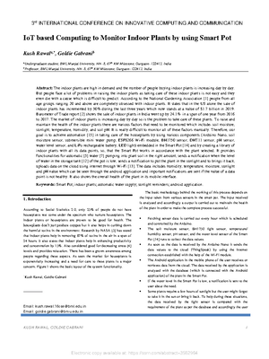 Solar Powered Paddy Irrigation System Using Arduino UNO - Journal of ...