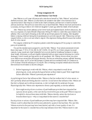 Anthony Robinson - Group Assignment 2 - Fluid Overload NextGen SKINNY ...