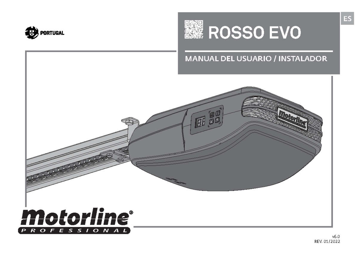 Rosso-evo es - Bdbdbd - v6. REV. 01/ ES MANUAL DEL USUARIO / INSTALADOR ROSSO EVO 2A 2B 2B 5A 5B ...