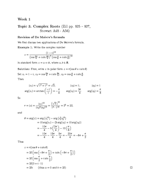 Proofs Eng - Study notes of 1st year Engineering Mathematics. - PROOFS ...