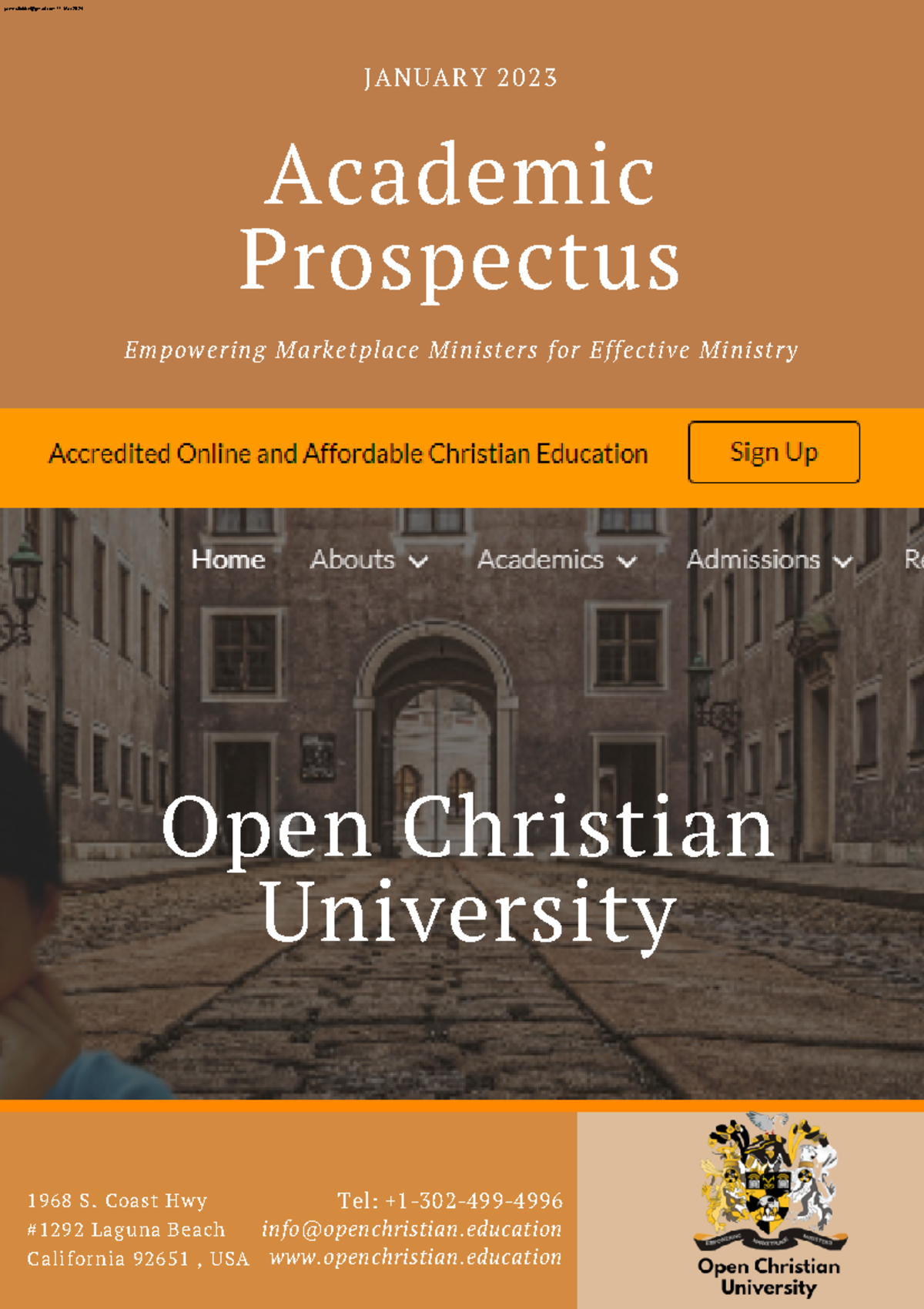 University Prospectus 4 - Academic Prospectus Empowering Marketplace ...