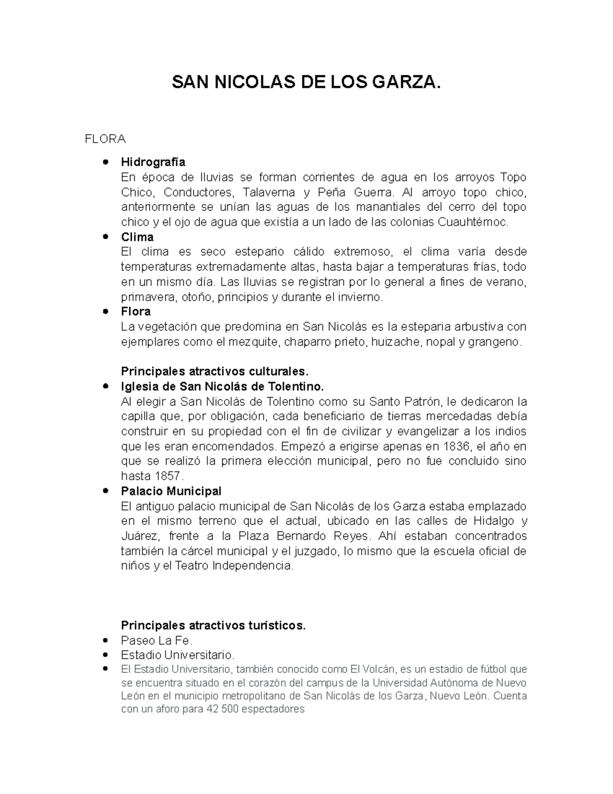 Historia de San Nicolás de los Garza, Nuevo León - historia de la ...