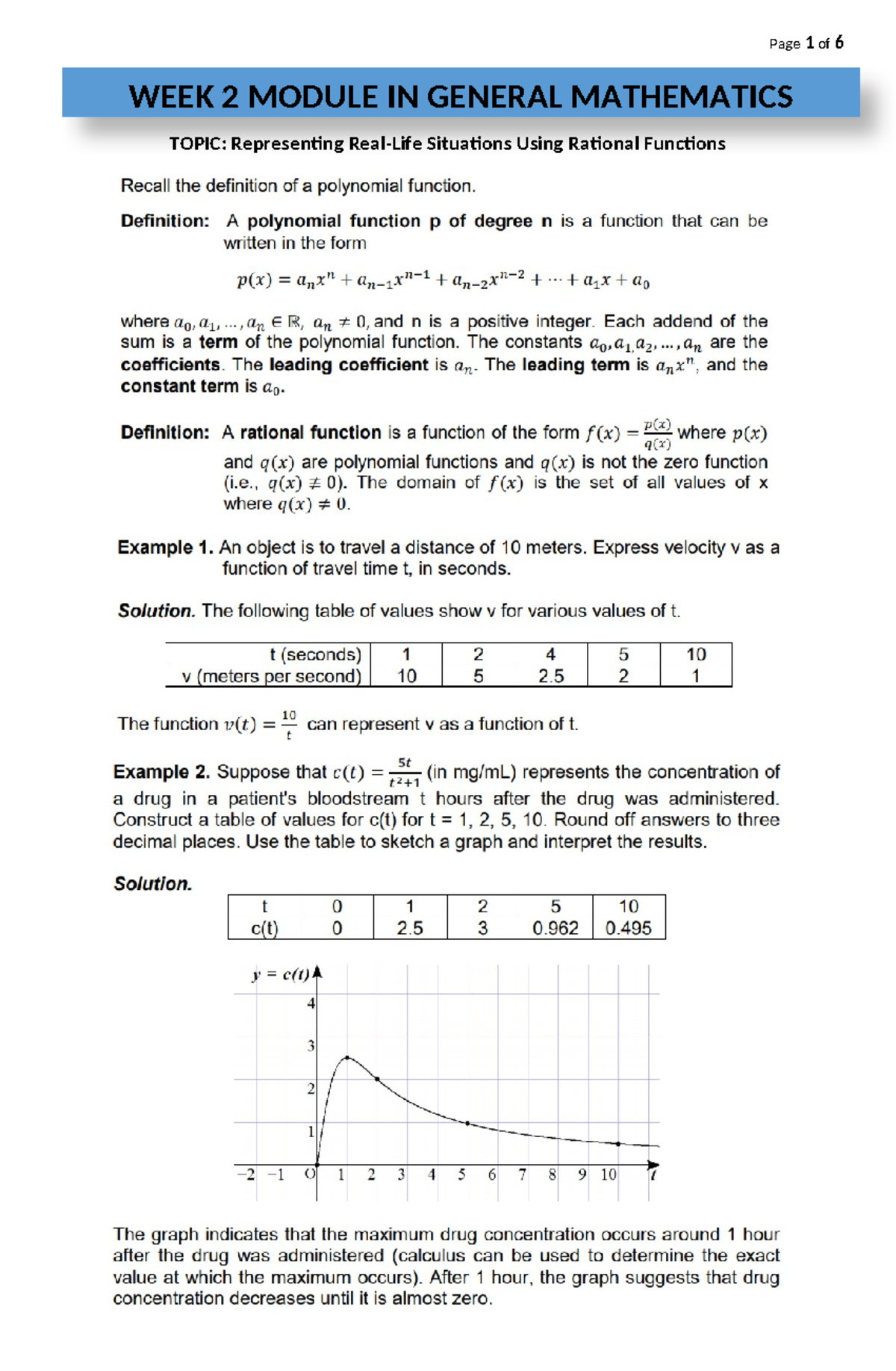 Quarter 1 WEEK 2 GEN MATH 11 - English Quarter 2 – Module 7: - WEEK 2 ...