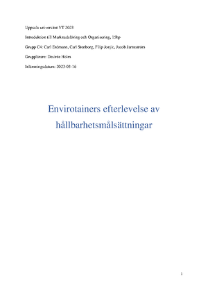 Fenomenet företagsekonomi - Fenomenet företagsekonomi – En introduktion till ämnet (bok–sum ...