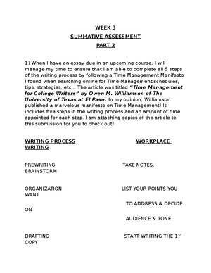 Week4 summative assessment - GEN/201 v Finding and Using Information ...