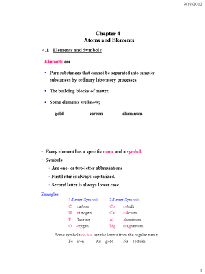 Chem Notes- Types of Chemical change - Types of chemical reactions ...