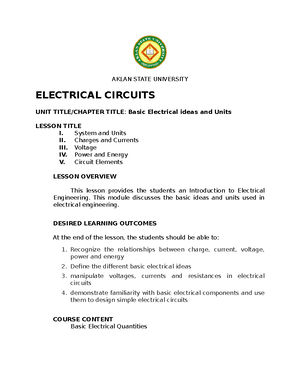 Electrical Circuits 1- Network Laws, Theorems, and Principles - AKLAN ...