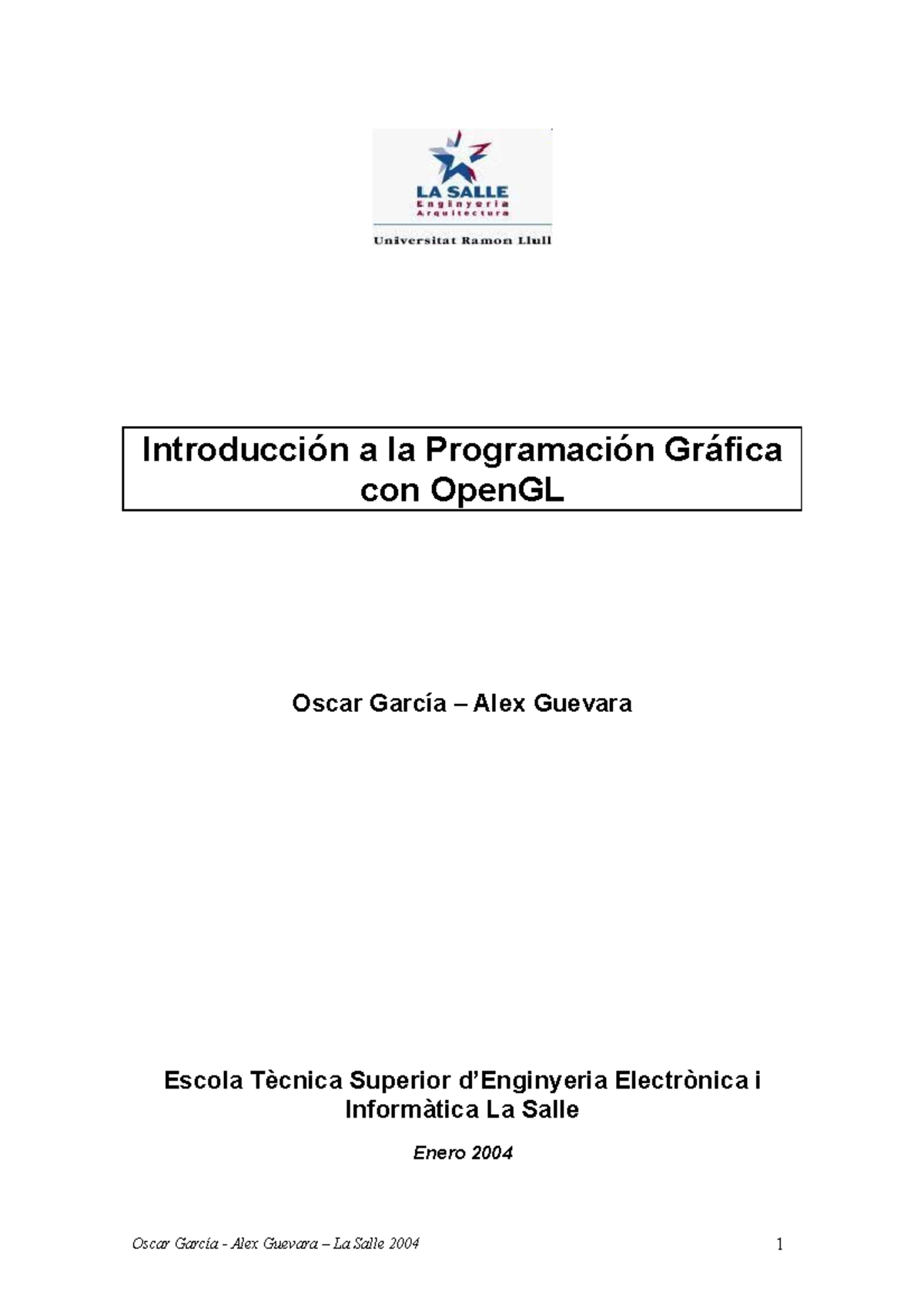 Tutorial OpenGL Computación Gráfica y Visual - Introducción a la Programación Gráfica con OpenGL ...
