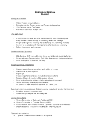 Model UN - Fact sheet- Dr Simon Obendorf and Claire Randelson - Model ...