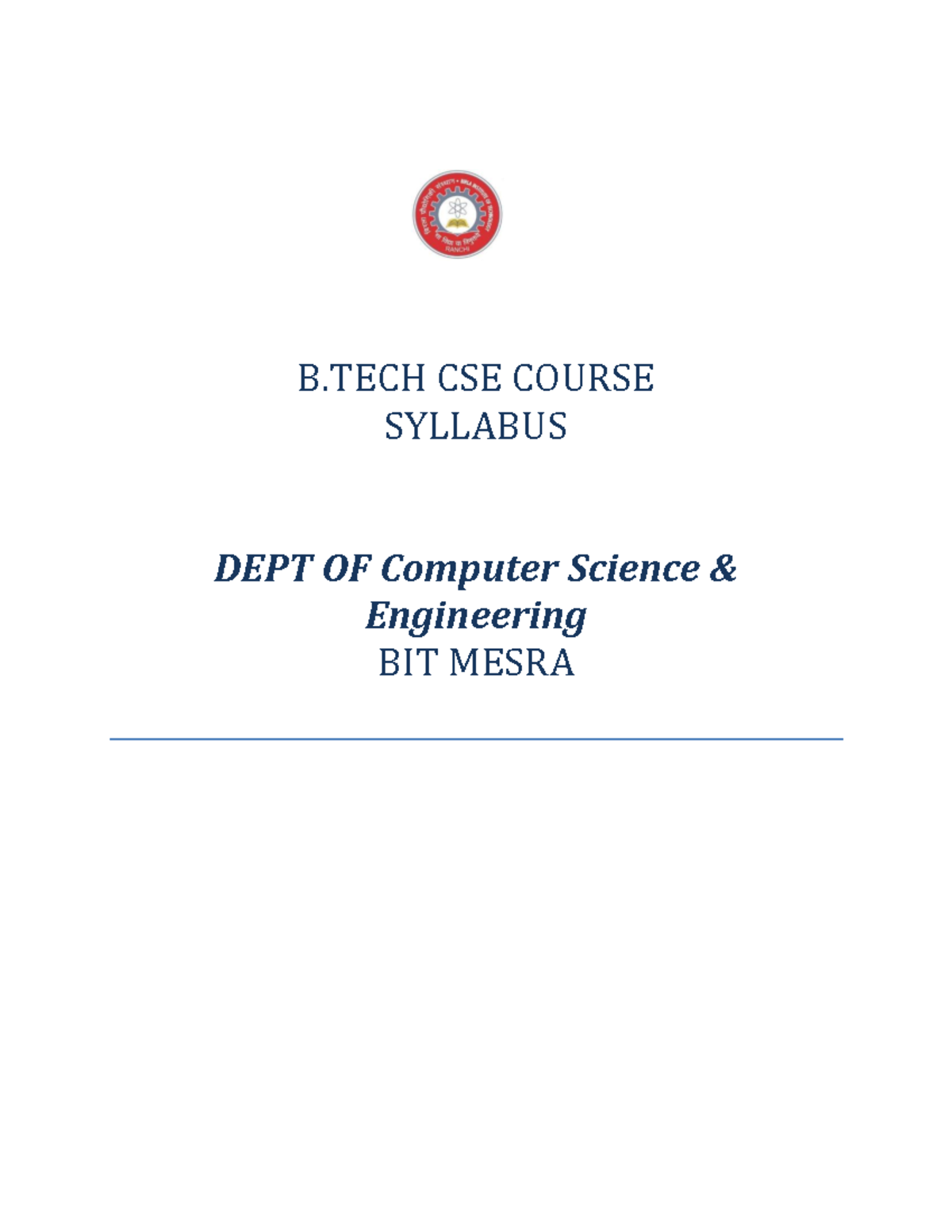 BE CSE 3rd and 4th sem-converted - B CSE COURSE SYLLABUS DEPT OF ...