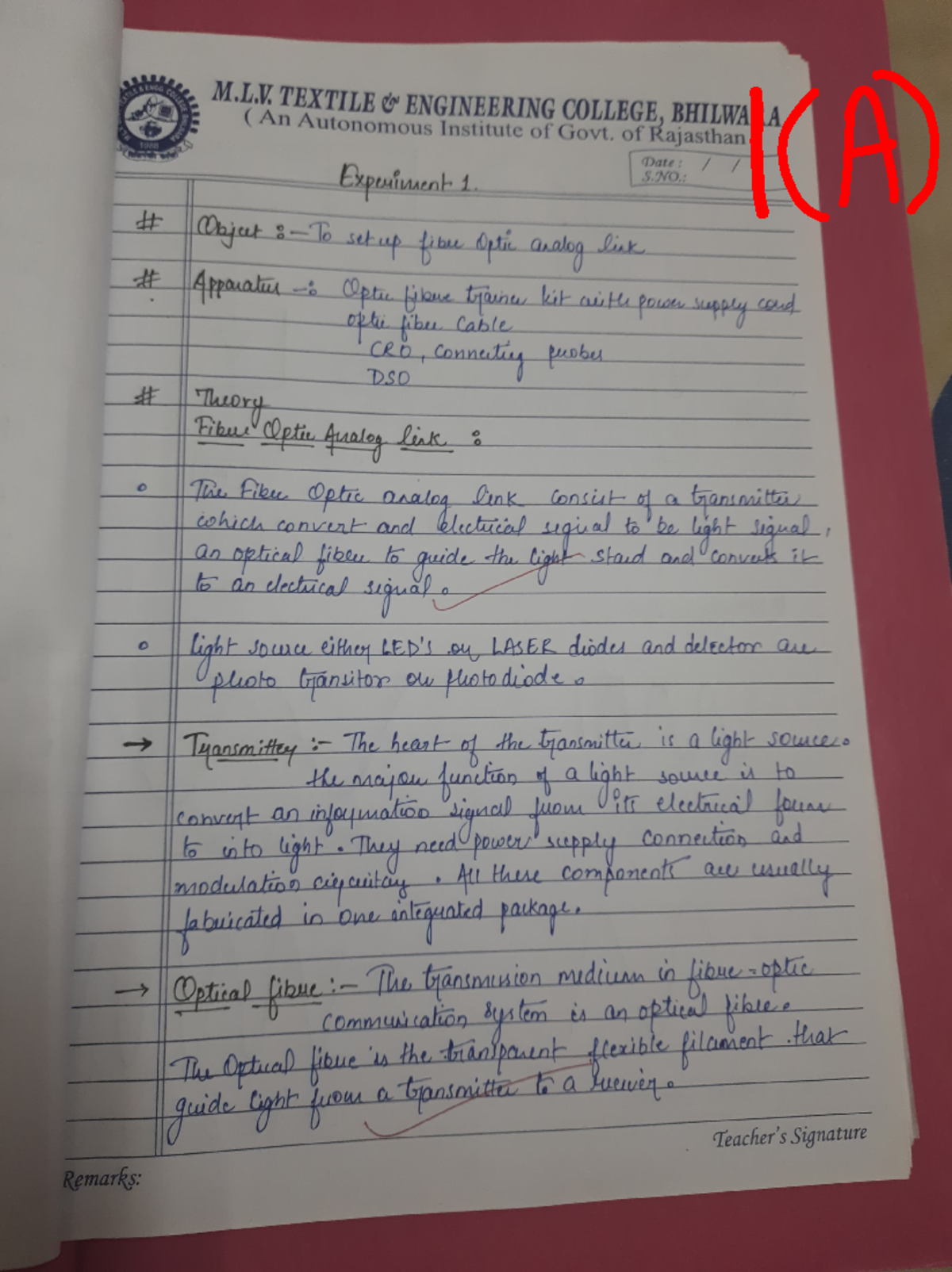 Optical communication file - Electronics and Communication Engineering - Studocu