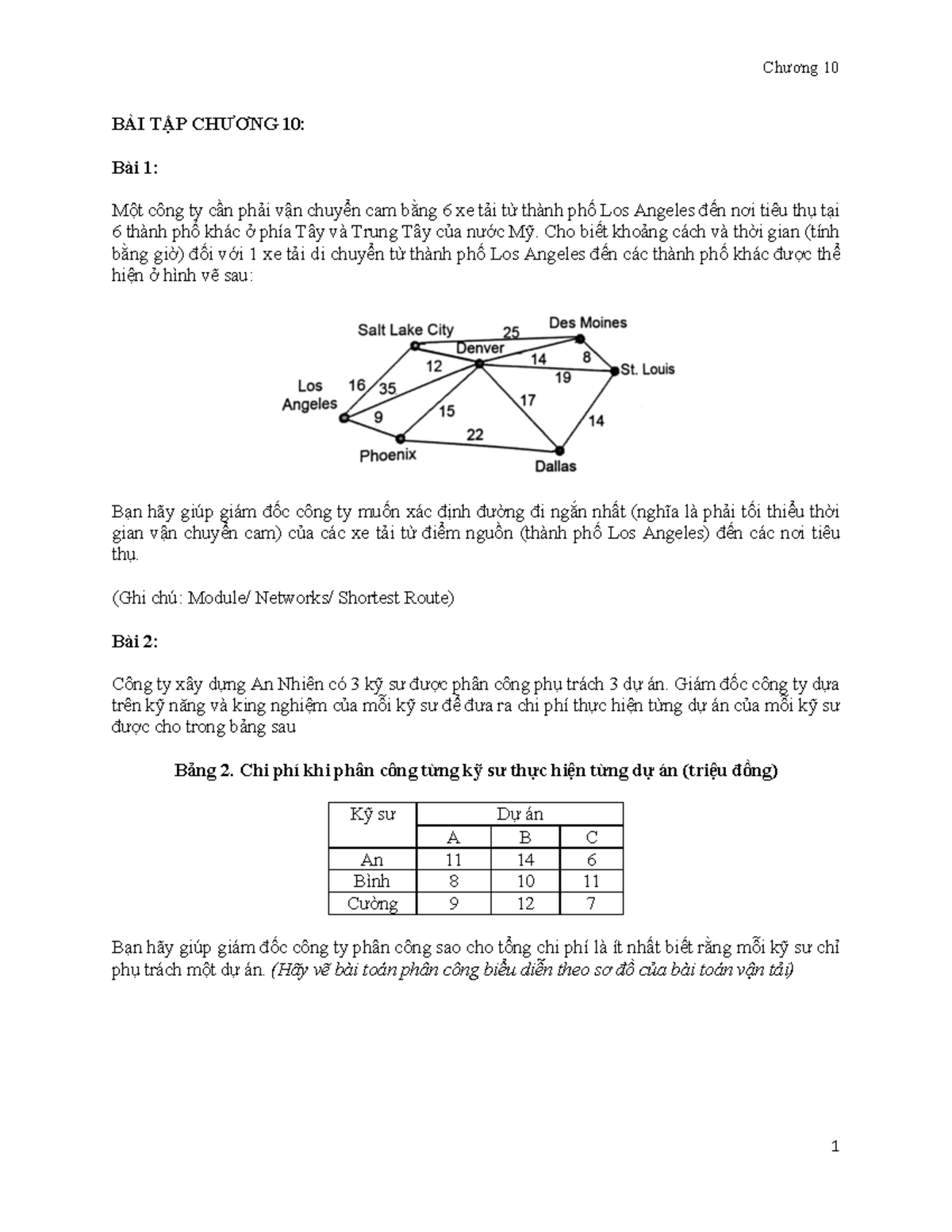 Baitap Chuong 10 - tài liệu trường đại học kinh tế hồ chí minh ueh - Ch ...