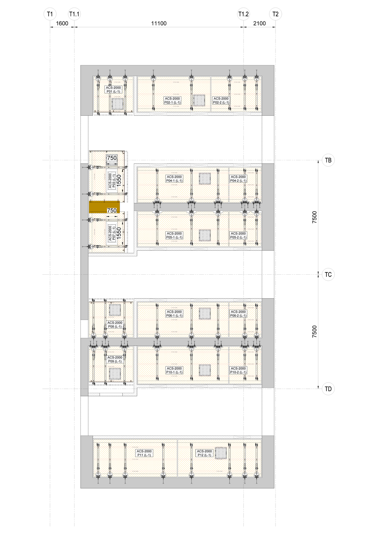 ACS-2000 Level -1 - notes - T1 T1 T1 T TB TC TD 1600 11100 2100 7500 ...
