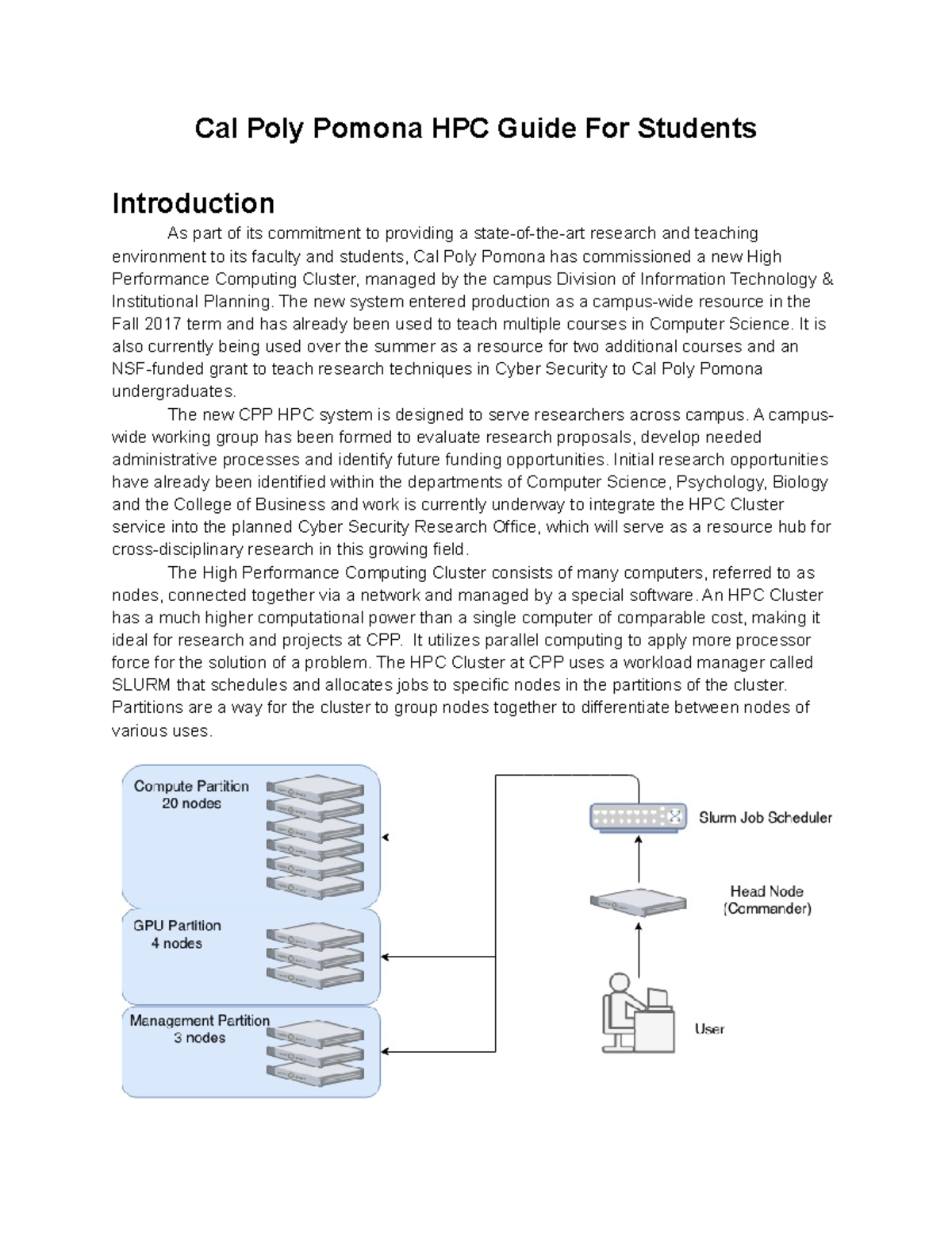 Student HPC guide - 2-15-19 - Cal Poly Pomona HPC Guide For Students ...