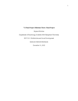 4-3 Project Milestone One Abstract - 4-3 Final Project Milestone One ...