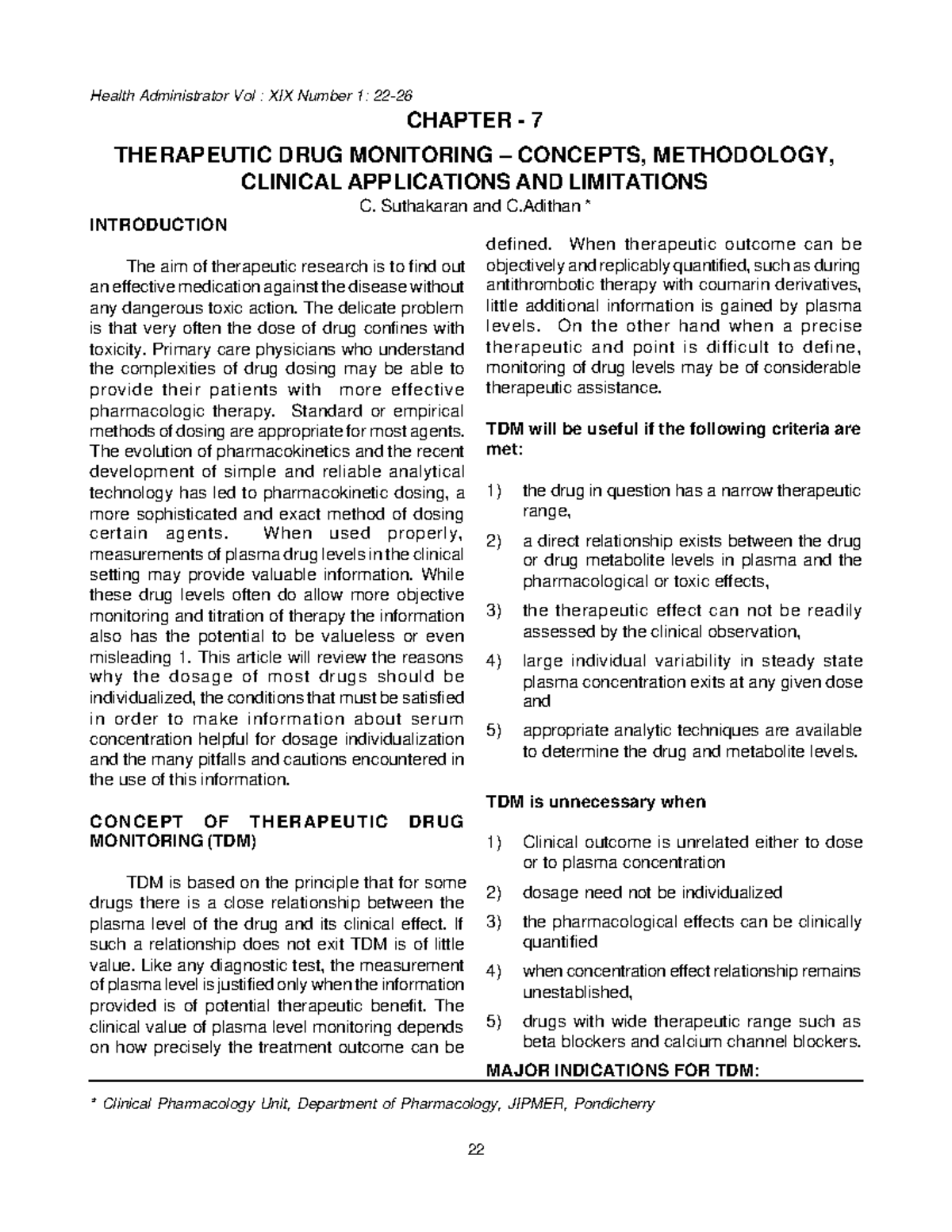 Tdm - NOTES - Nursing - Studocu