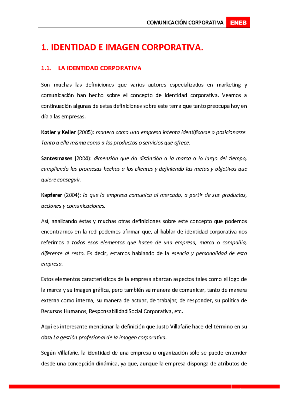 Módulo 1 Identidad e imagen corporativa - Página 7 7 1. IDENTIDAD E ...