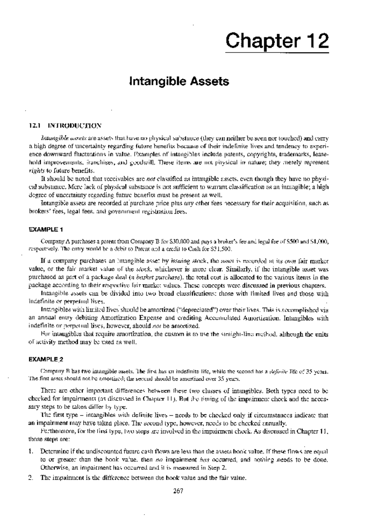 Chapter 12- Intangible Assets - Management Accounting - Studocu