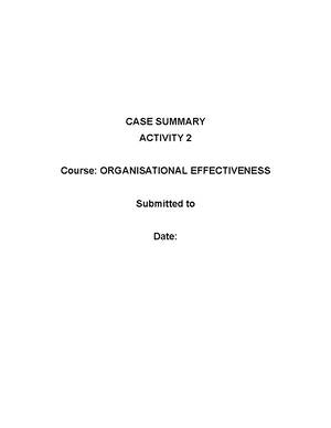 CASE Study Analysis FORM - Ivey - Case Analysis Form – Ivey (use this template to organize your ...