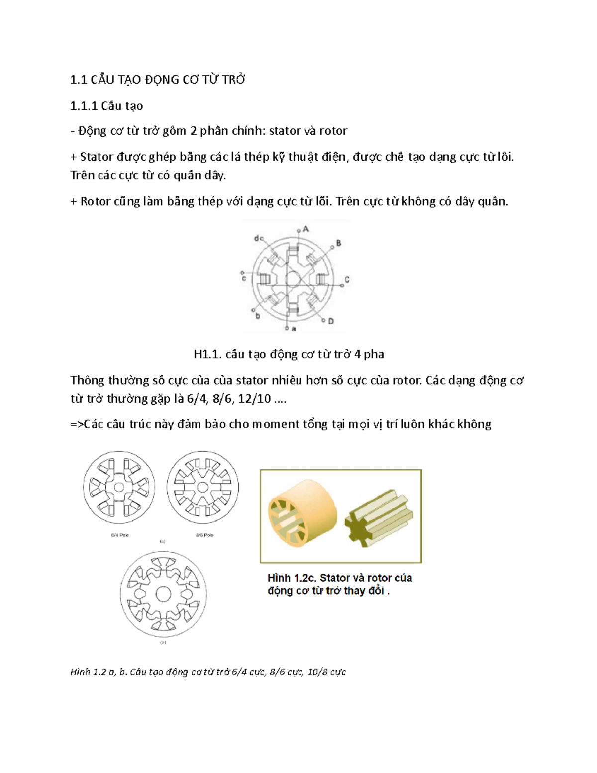 động-cơ-SRM - srm - 1 CẤẤU T O ĐẠ ỘNG C Ơ T Ừ TRỞ 1.1 Cấấu t oạ Đ ng cộ ơ ừt tr ởgồồm 2 phấồn ...