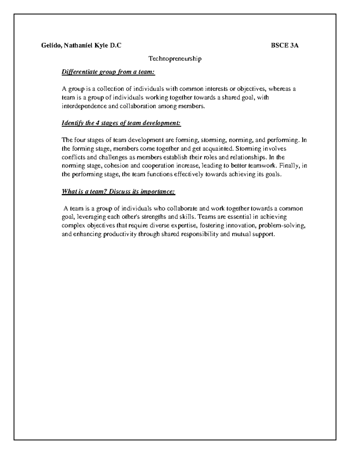 Lesson 3 - Lecture - Gelido, Nathaniel Kyle D BSCE 3A Technopreneurship ...