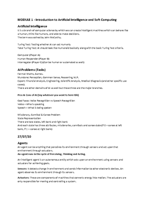 20-24 Syllabus Sem 7 - Artificial Intelligence & Soft Computing - MU - Studocu