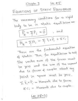 Eas207-Formula Sheet -final-exam - EAS 207 Formula 5 and 6 (Trusses and ...