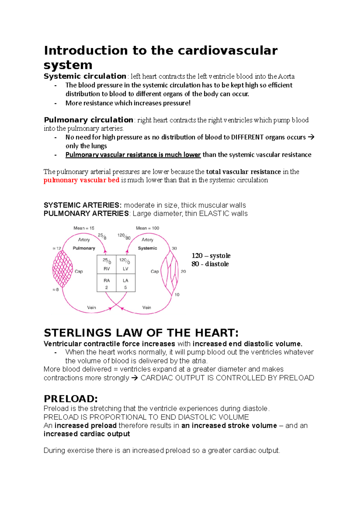 WEEK 11 Introduction to the cardiovascular system - Introduction to the ...