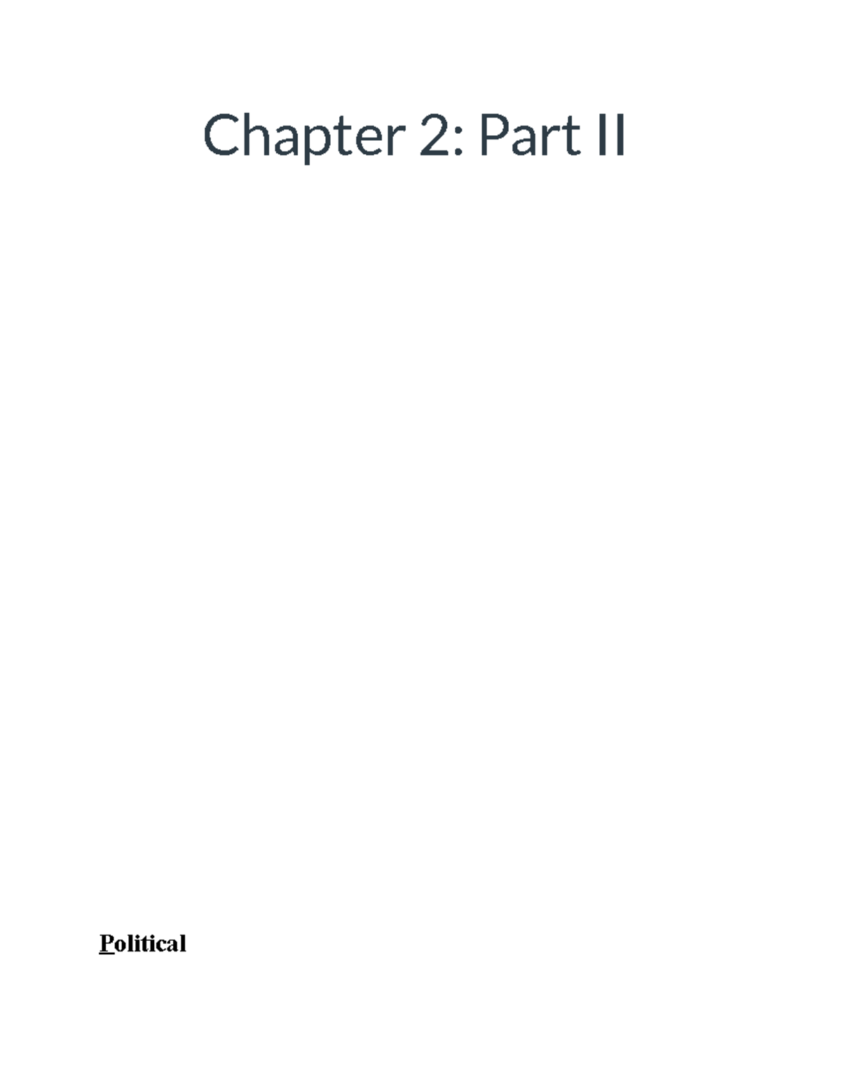 Chapter 2 Part II - Comprehensive Notes from the AP World text book ...