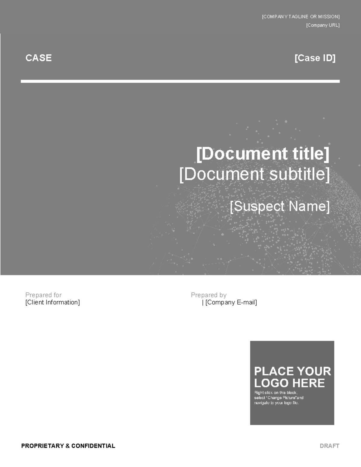 Dossier-Template - Marketing materials: Template for creating a dossier ...