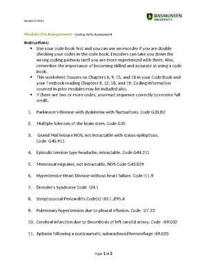 [Solved] State why starting with the Alphabetic Index is important and why - ICD-CM Coding (HIM ...