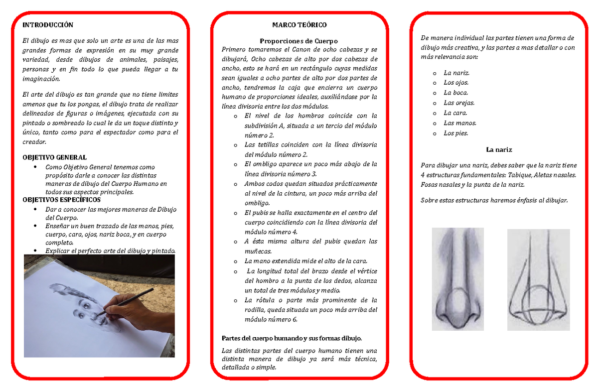 Triptico Artes - JAJEJIJOJU - De manera individual las partes tienen ...