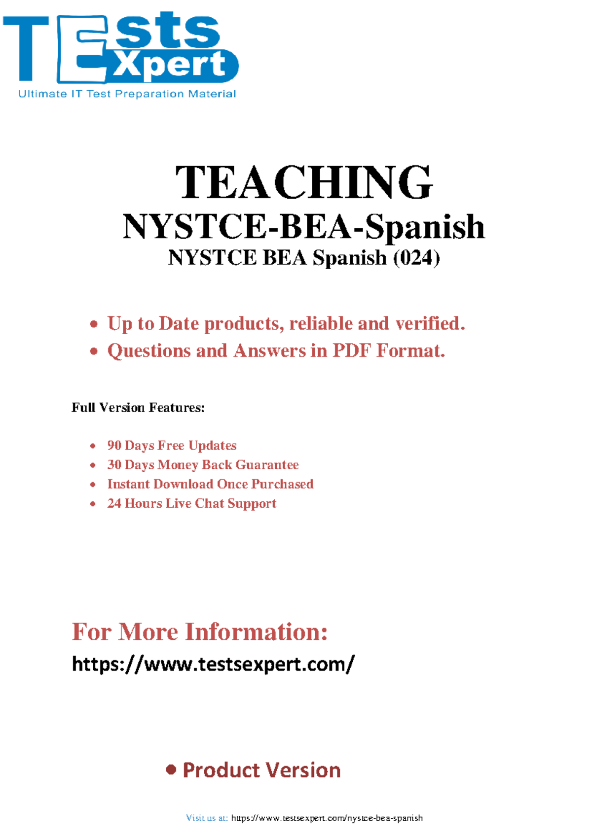 Conquer the Nystce BEA Spanish (024) Exam with Expert Guide - Up to ...