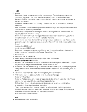 Perdew intro to gov notes unit 2 - Civil liberties are the clearest ...