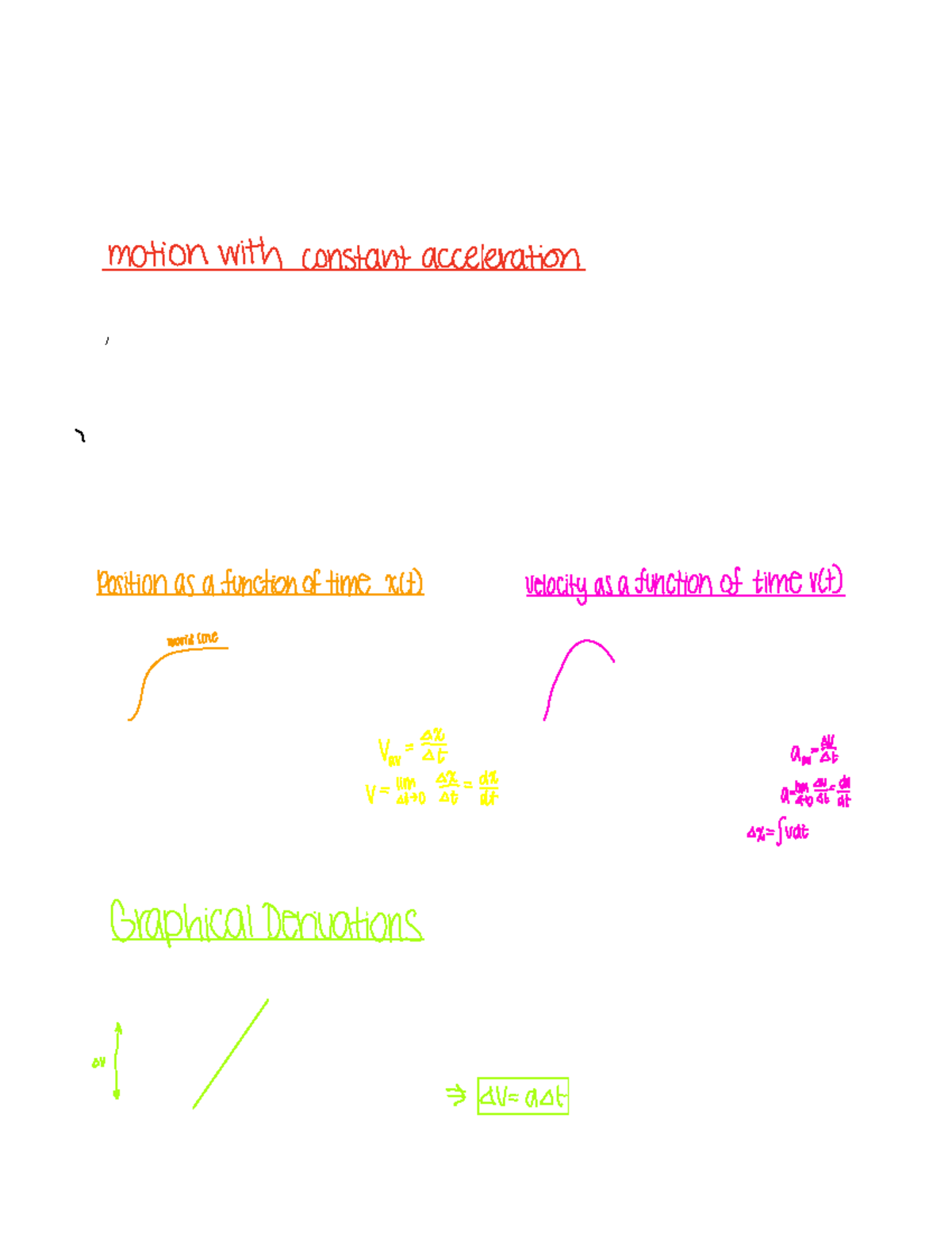 Week 2 lecture notes - Dr. Anderson - Physics 1 for Engineering ...
