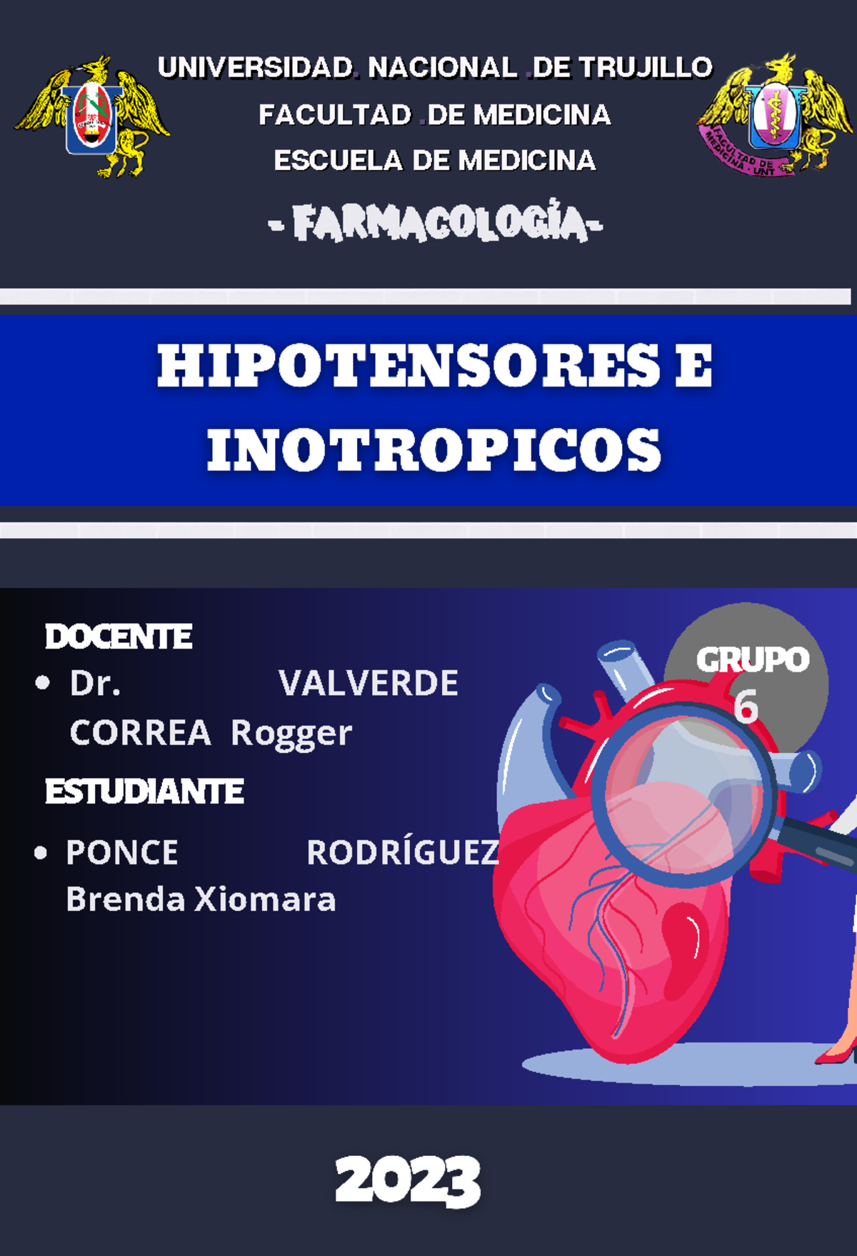 M6 Informe DE Practica Hipotensores E Inotropicos Ponce Rodriguez ...