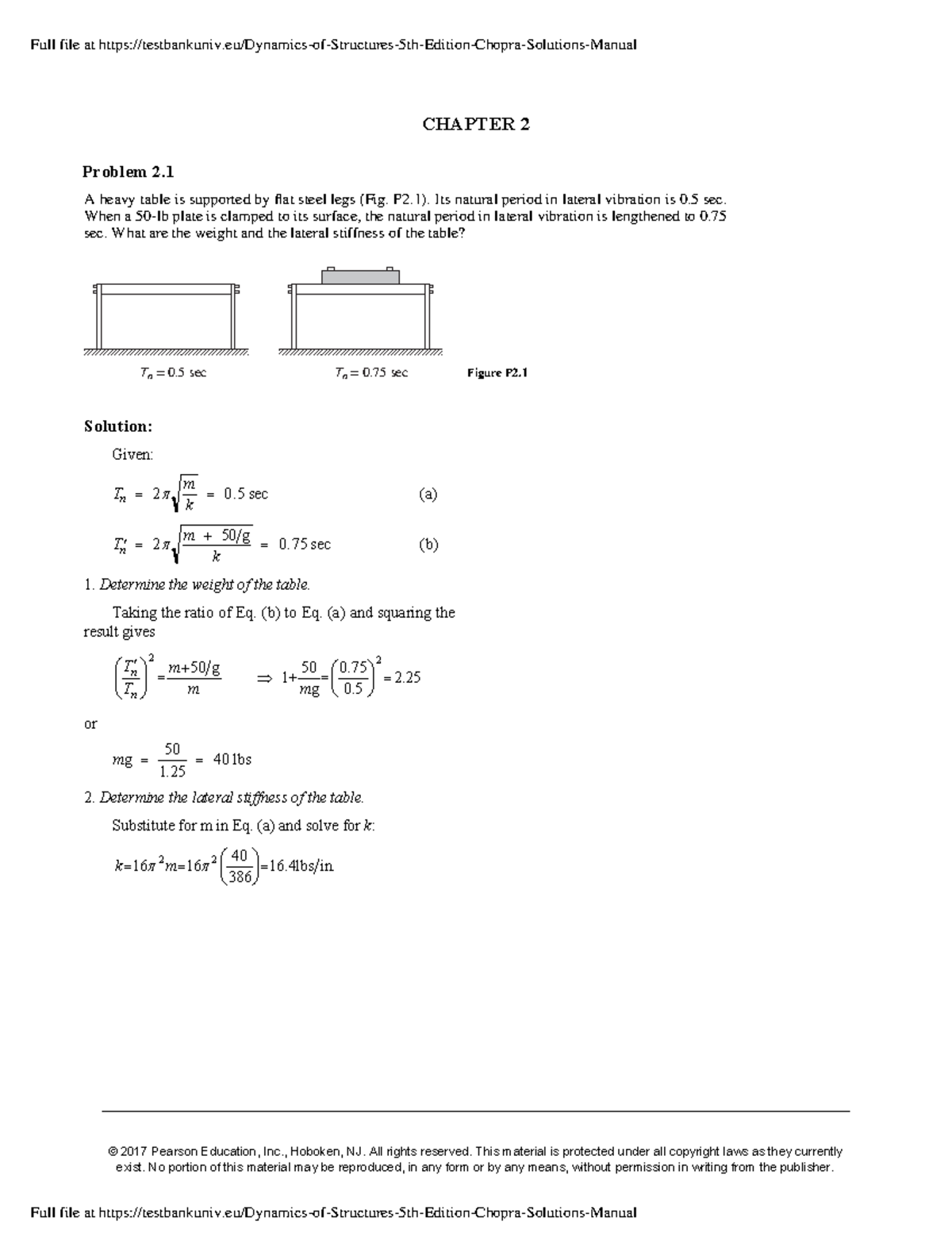 Chapter 2 Problem 2 1 Given - CHAPTER 2 ####### Problem 2. Given: T m n ...