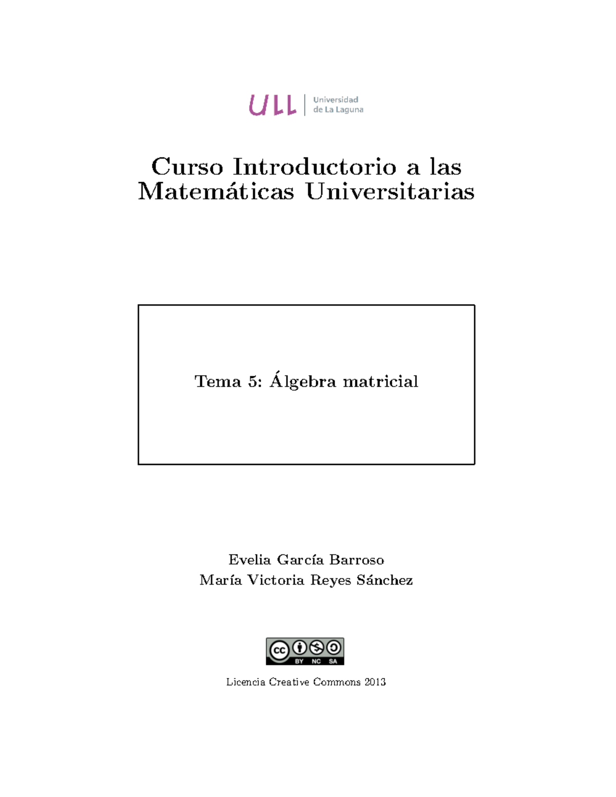 Tema5-Matrices - matrices - Curso Introductorio a las Matem ́aticas ...