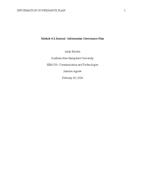 HIM 350 Module Five Worksheet - HIM 350 Module Five Worksheet This ...