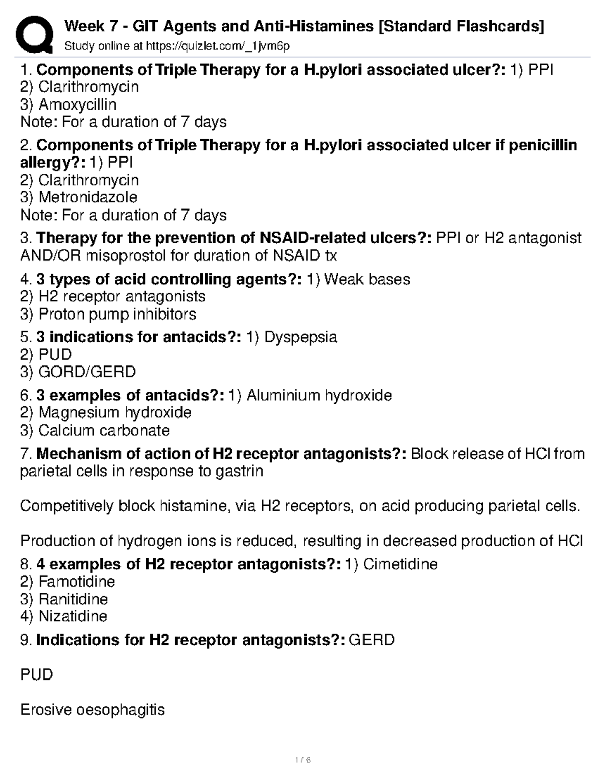Unknown-4 - notes - Study online at quizlet/_1jvm6p Components of ...