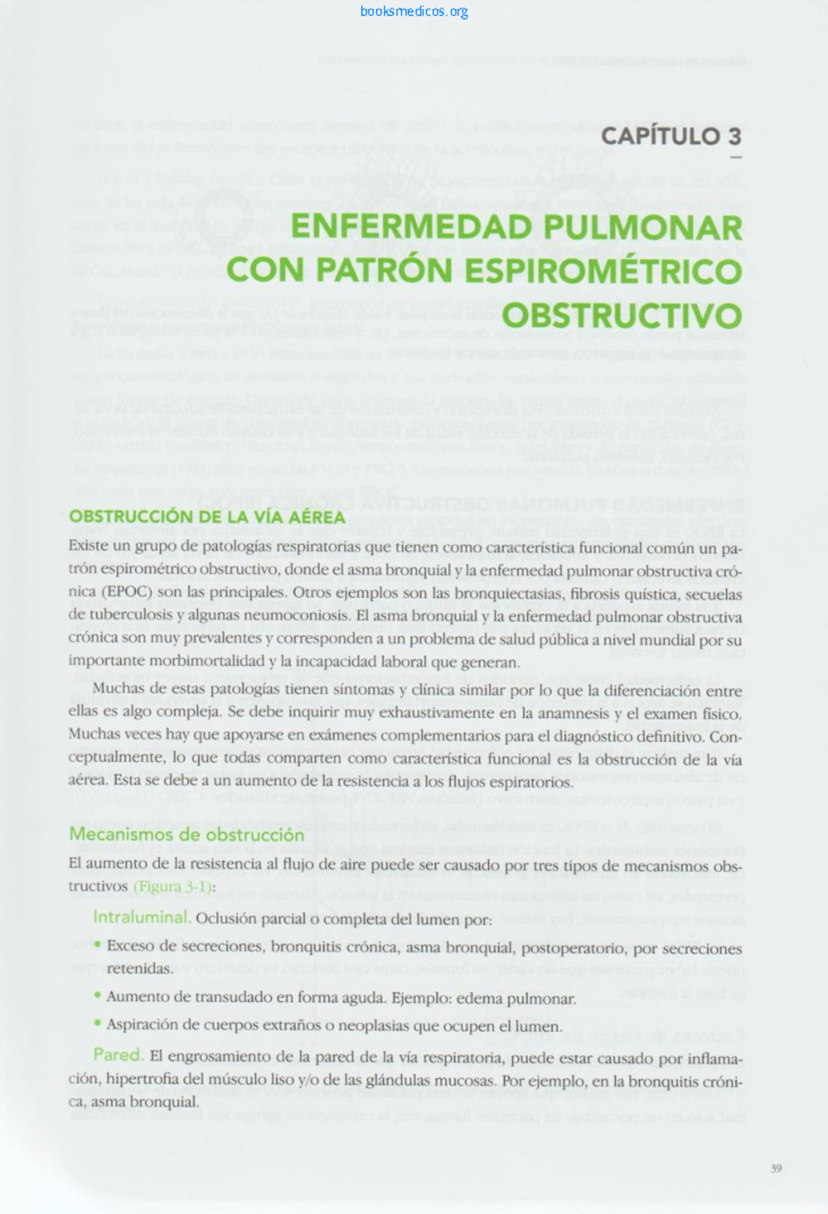 Pdfcoffee - epoc libro sonia - CAPÍTULO 3 ENFERMEDAD PULMONAR CON PATRÓN ESPIROMETRICO ...